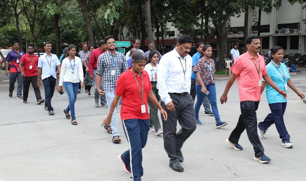 FIT INDIA WEEK WALKING RALLY - SPORTS -DAY 1 - Vellore Institute of ...
