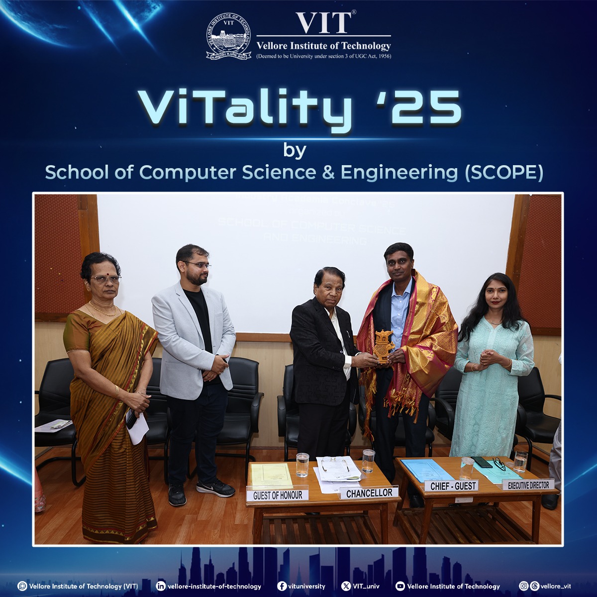 Inauguration of ViTality'25: 3-Day Industry Academia Conclave, organised by the School of ...